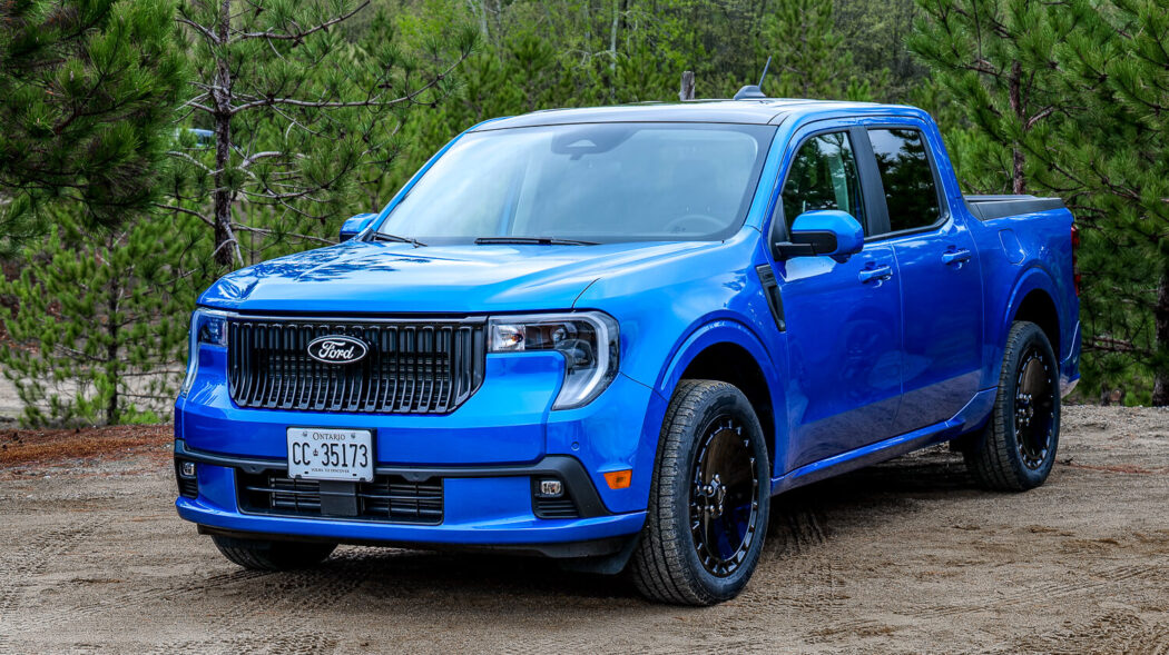 I Drove A New Ford Maverick LOBO Truck On A Racetrack In Tremblant